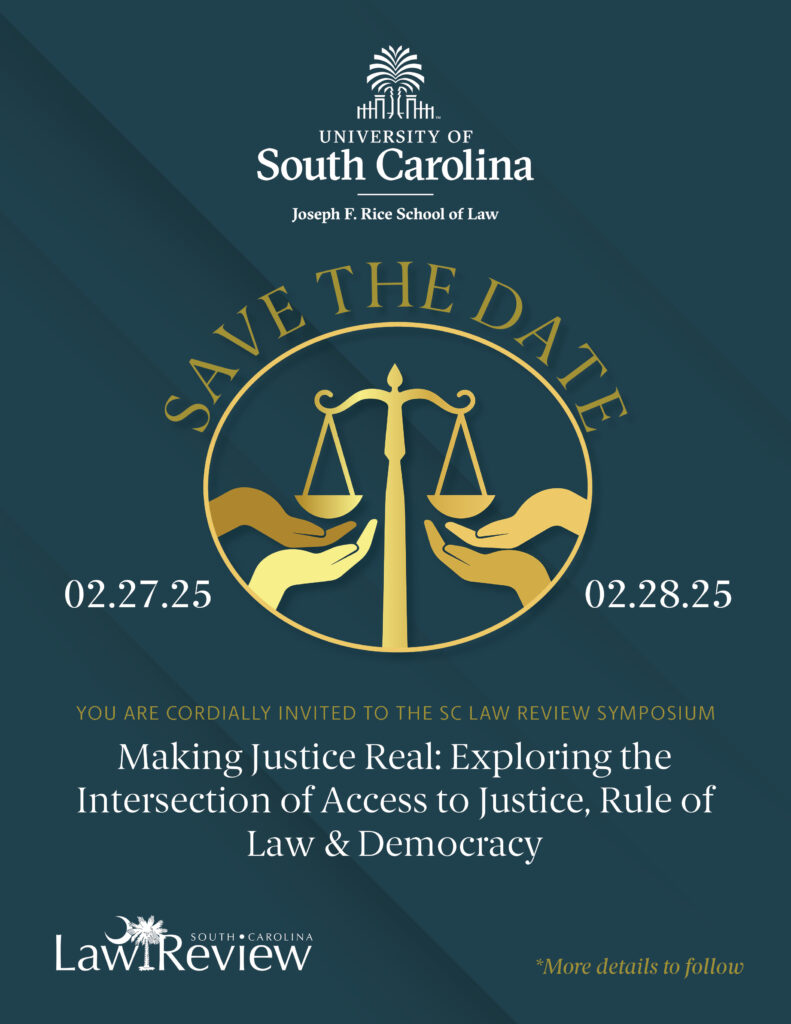 Symposium - South Carolina Law Review